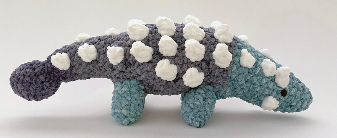 Handmade Ankylosaurus Dinosaur Amigurumi - Etsy