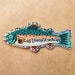 Rainbow Trout Glitter Sticker - Etsy