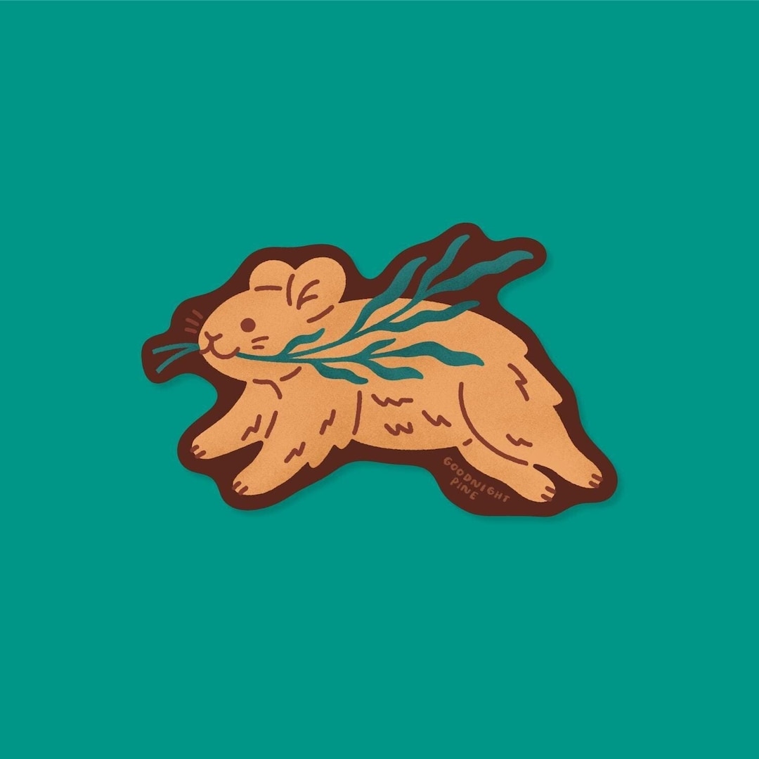 Running Pika Sticker - Etsy