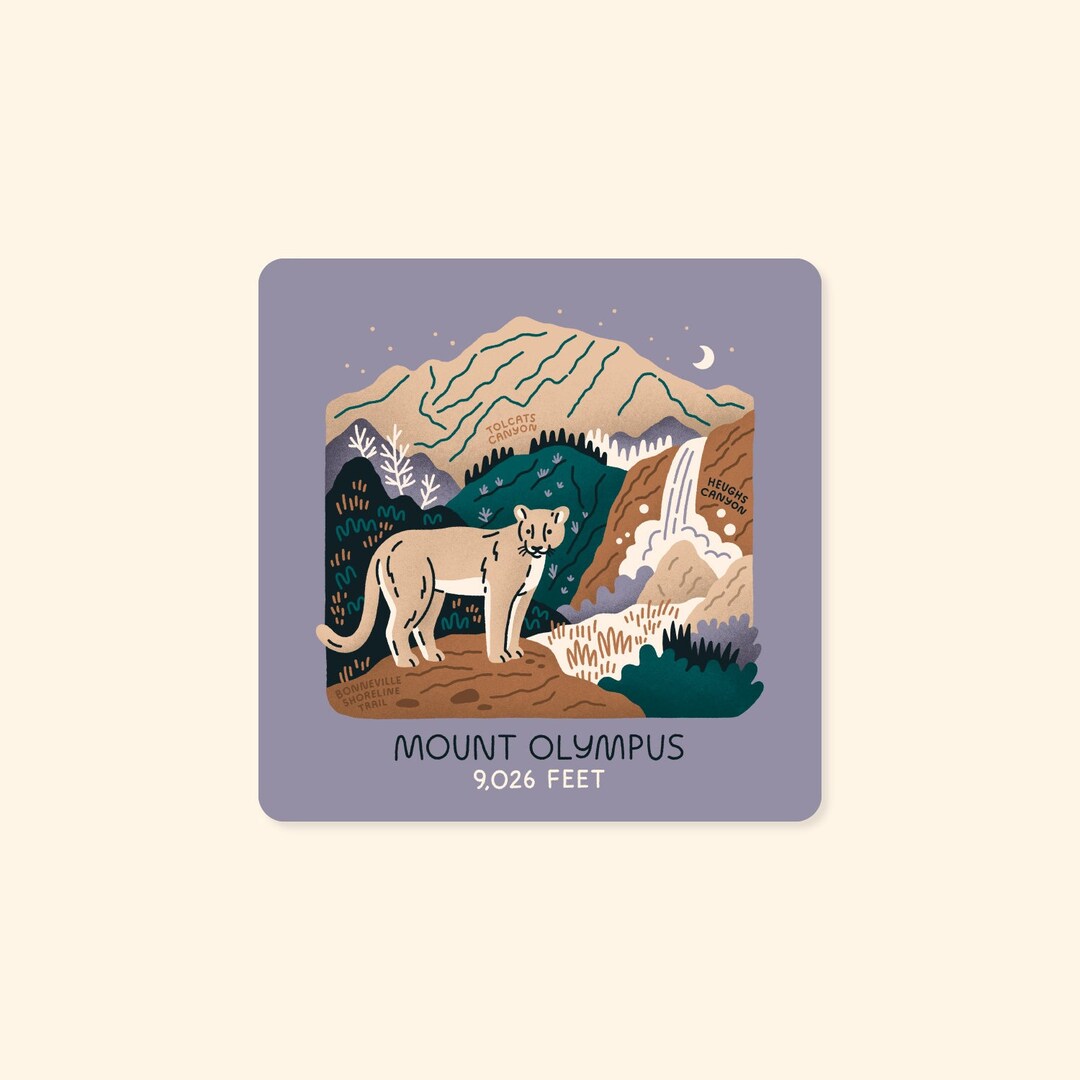 Mount Olympus Sticker - Etsy