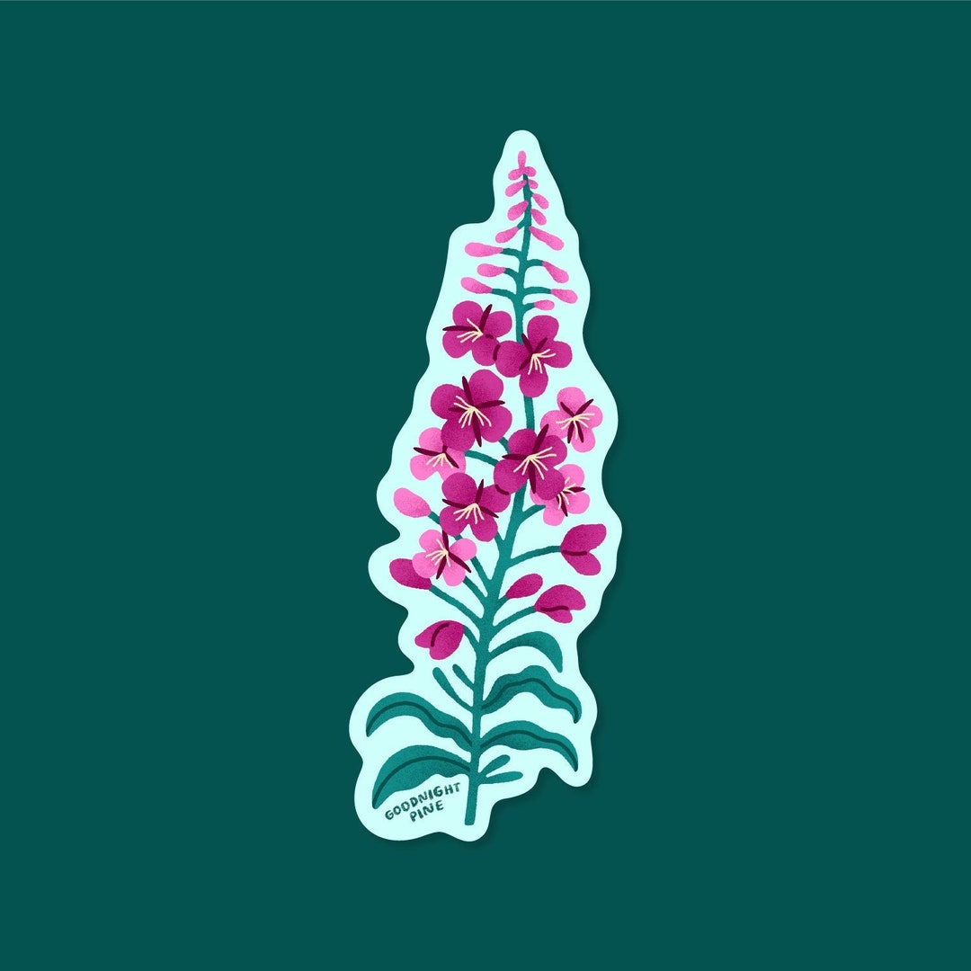 Fireweed Sticker - Etsy