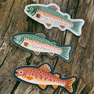 Cutthroat Trout Sticker - Etsy