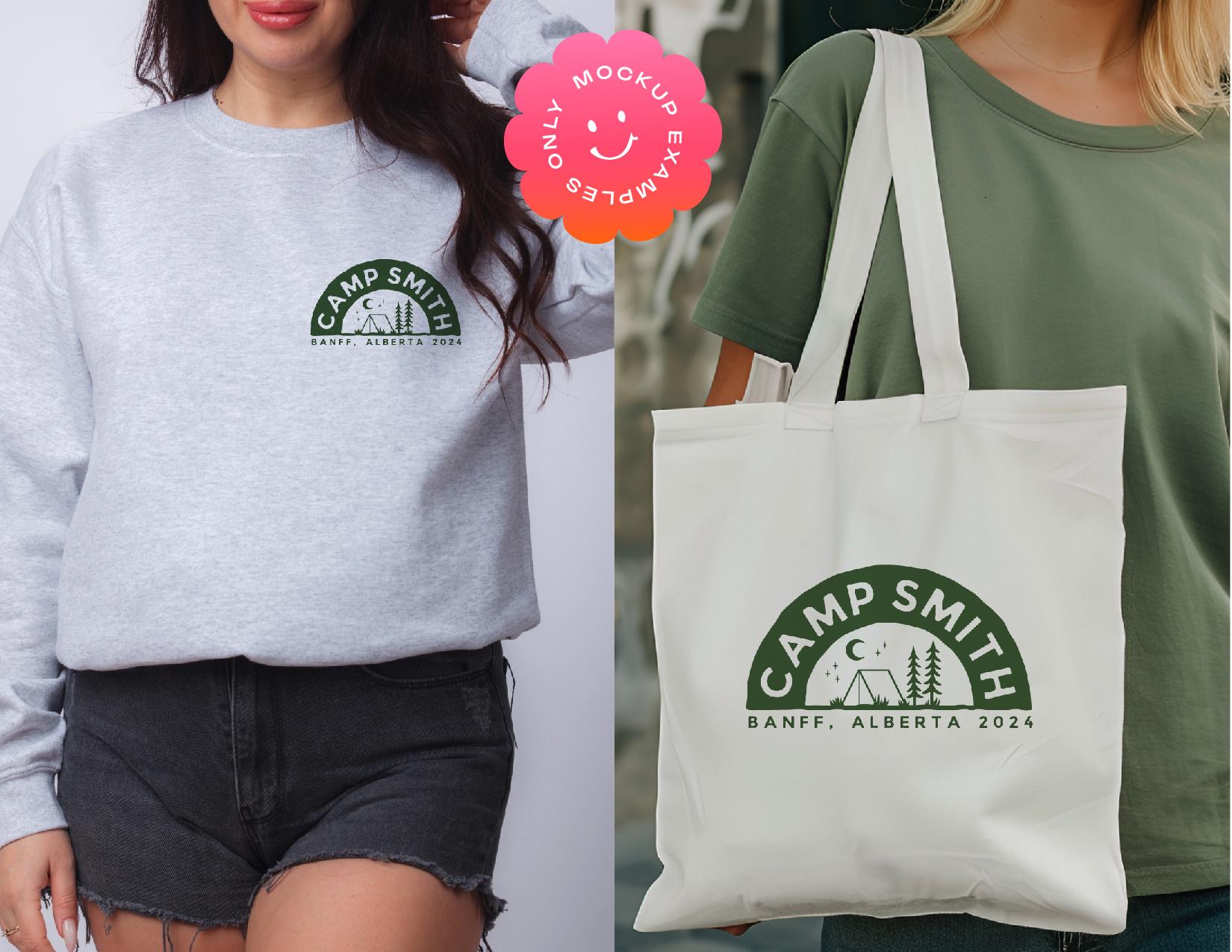 Retro Camp Logo, DIY Editable Camp Canva Logo, Camp Logo Template ...