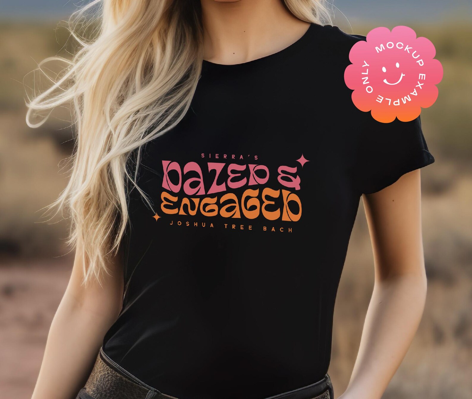 Personalized Groovy Logo, Groovy Bach Logo, Bachelorette Party Logo ...