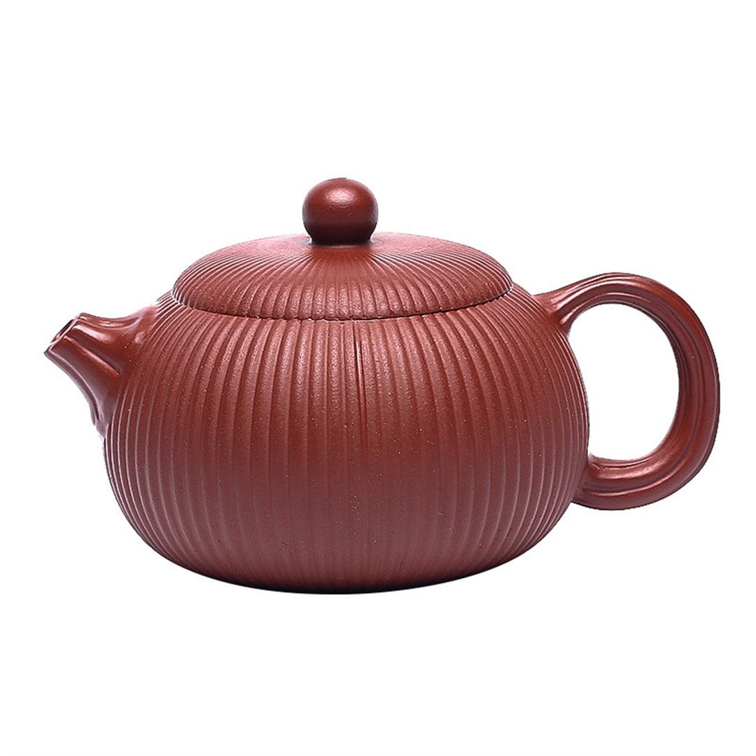 Teapot Yixing Zisha Teapot Original Mine Dahongpao Rib Pattern Begonia ...