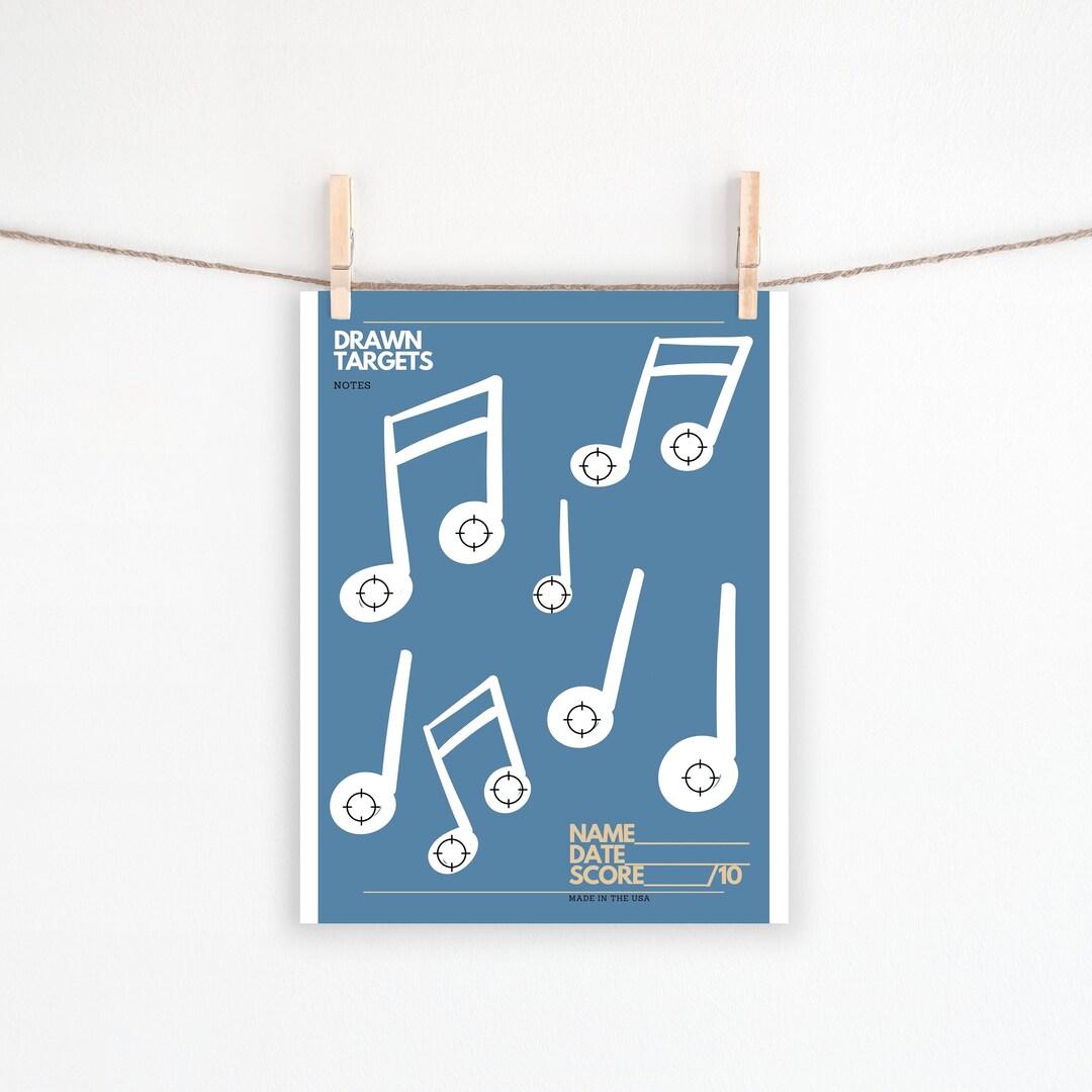 PRINTABLE TARGET NOTES, Party Target Printable, Shooting Target - Etsy