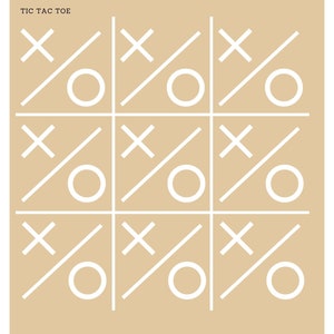 PRINTABLE TARGET Tic Tac Toe, Party Target Printable, Shooting Target ...
