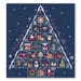 Christmas Tree Advent Calendar Cross Stitch Pattern (PDF Pattern) - Etsy