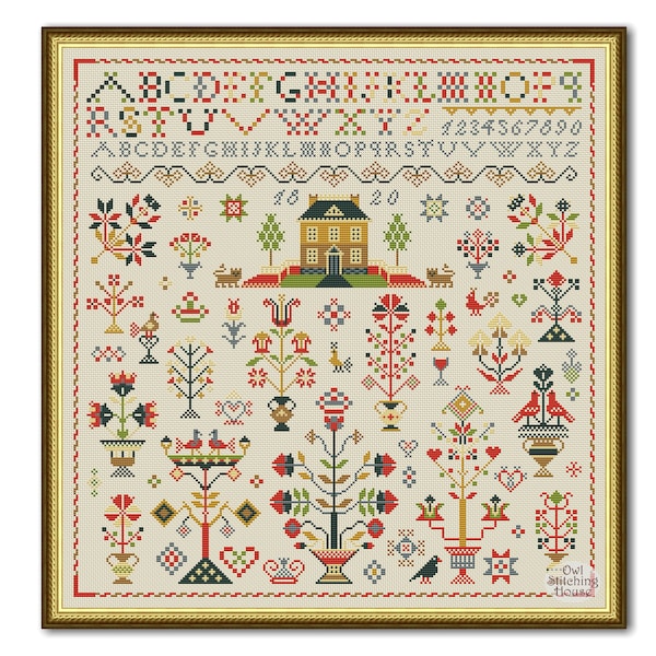 Primitive Sampler - Etsy