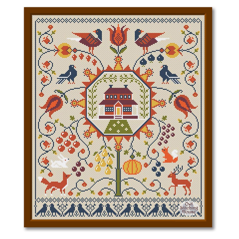 Modern Folk Embroidery Patterns - Etsy