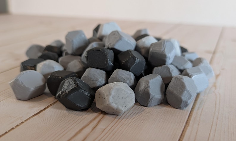 Stone Resource Tokens | 3D Printed Board Game Components - Etsy
