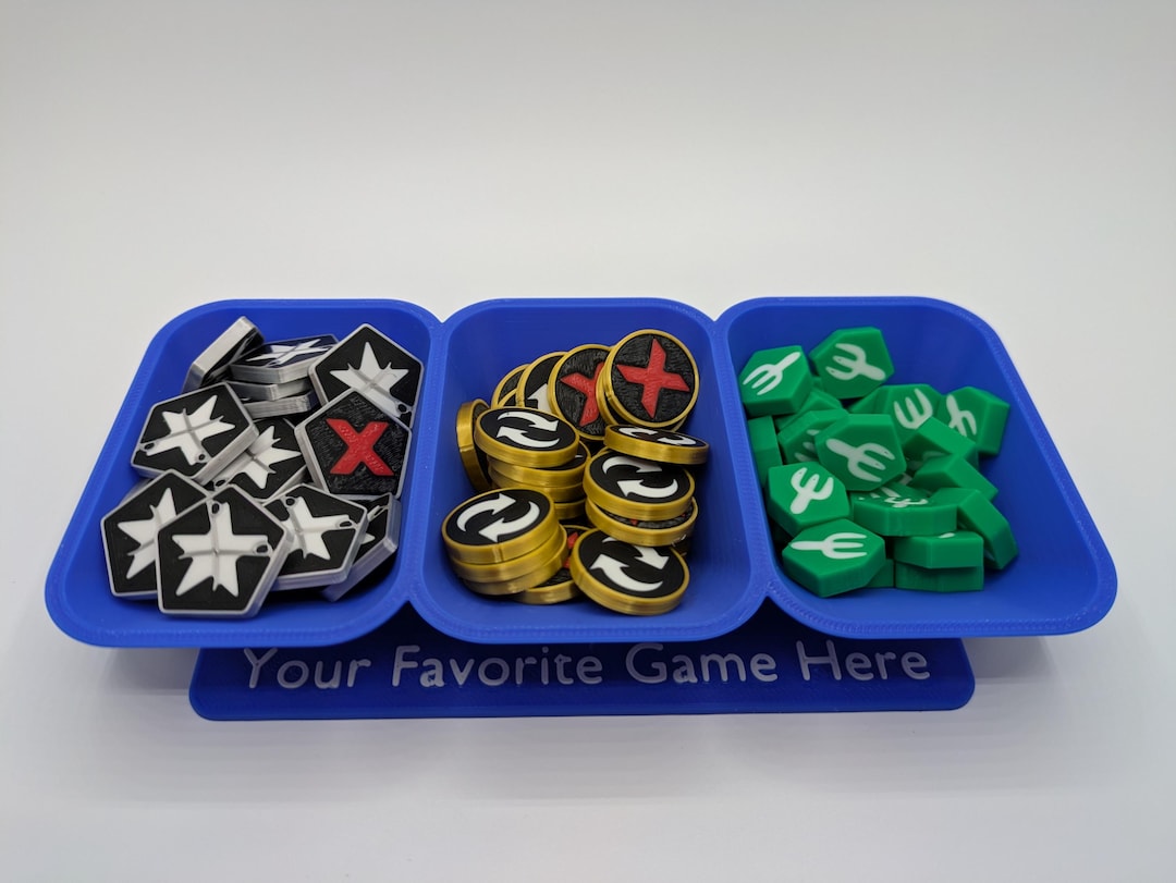 Keep Your Game Night Organized: Custom Board Game Token Trays (2-pack ...