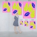 Pera Pear Art Print, Playful Green Fruit Poster, Bold Modern Pop ...