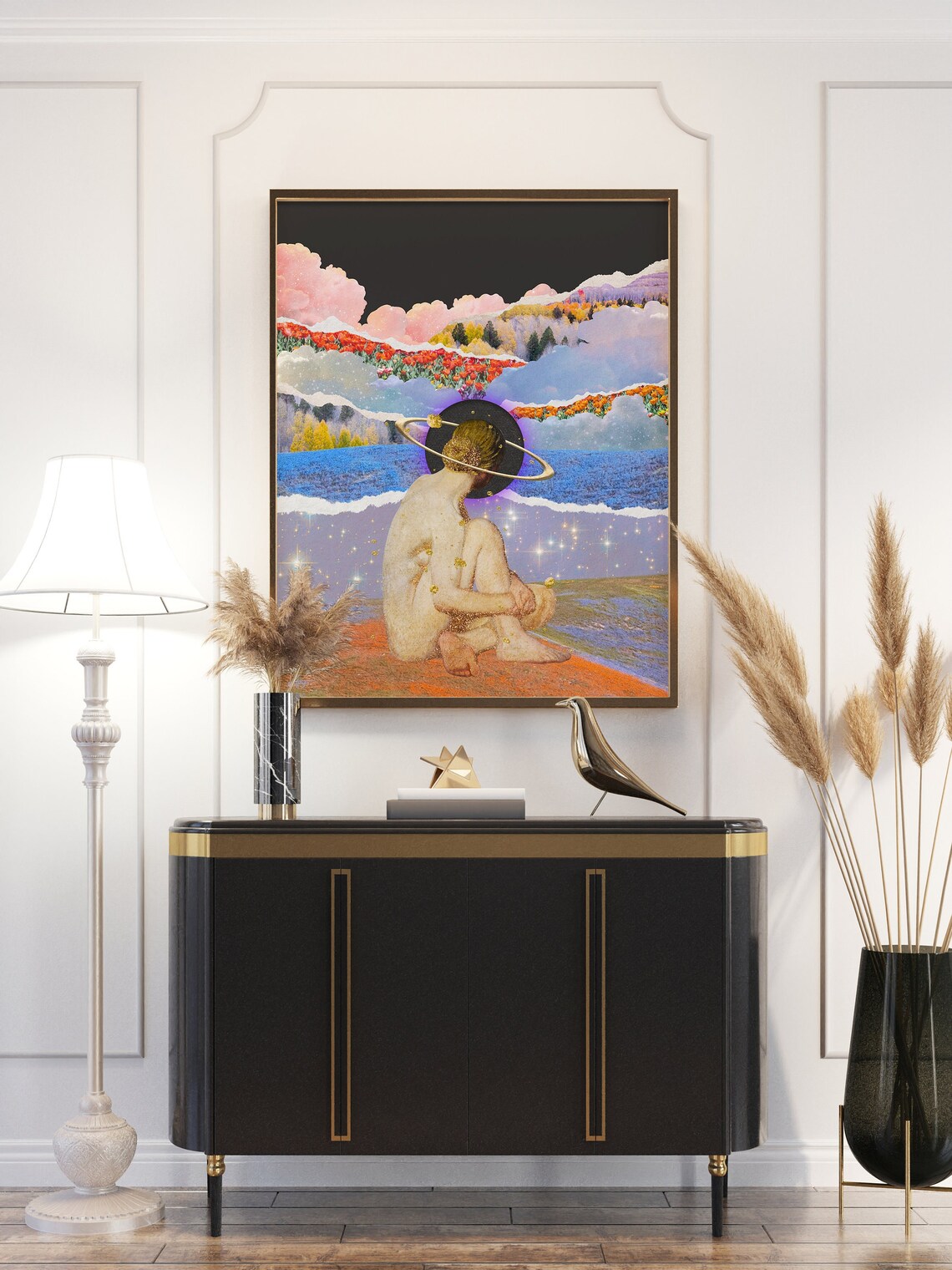 Retro Surrealist Maximalist Collage Vintage Altered Art Print - Etsy