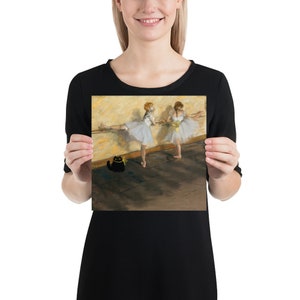 Edgar Degas Ballerinas Cat Print, Degas Cat Poster, Ballerina Wall Art ...