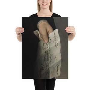 Detail of Hand With Calligraphy Letter - Pre-raphaelite Dark Aesthetic ...