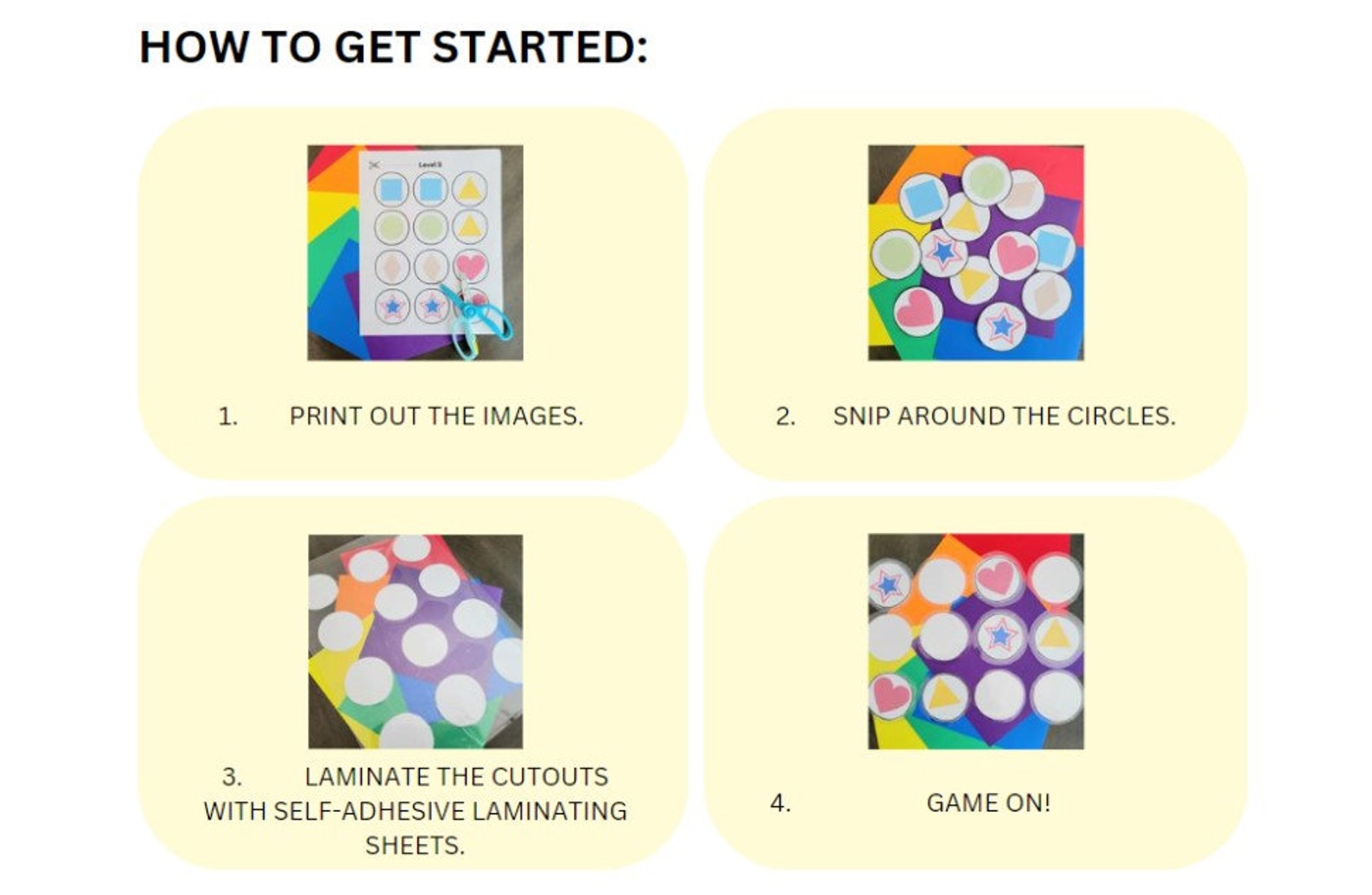 Memory Matching Game L Printable L Worksheets for Preschool - Etsy