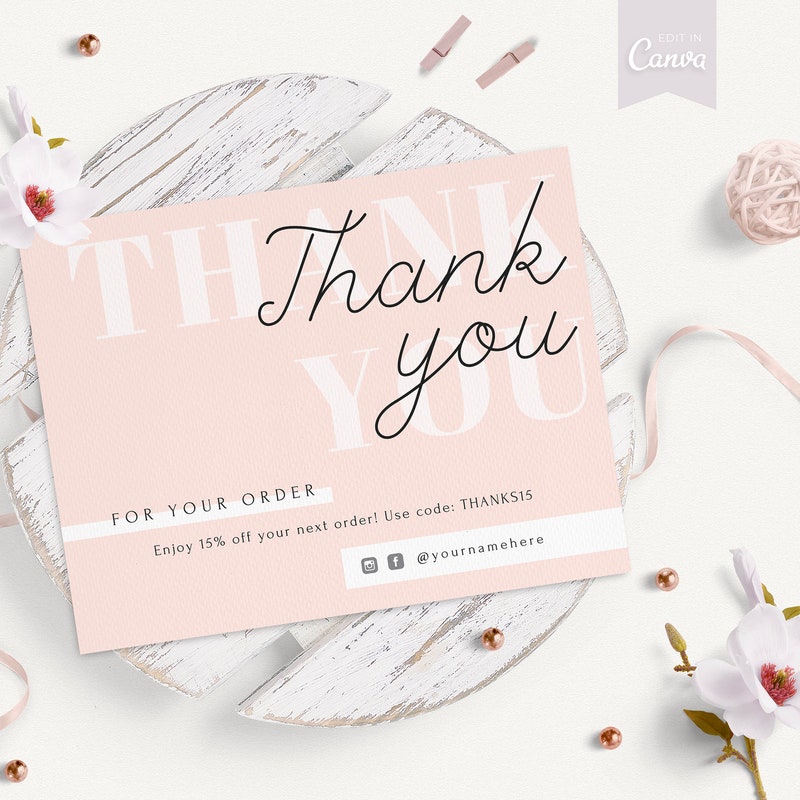 Poshmark Thank You Cards - Etsy