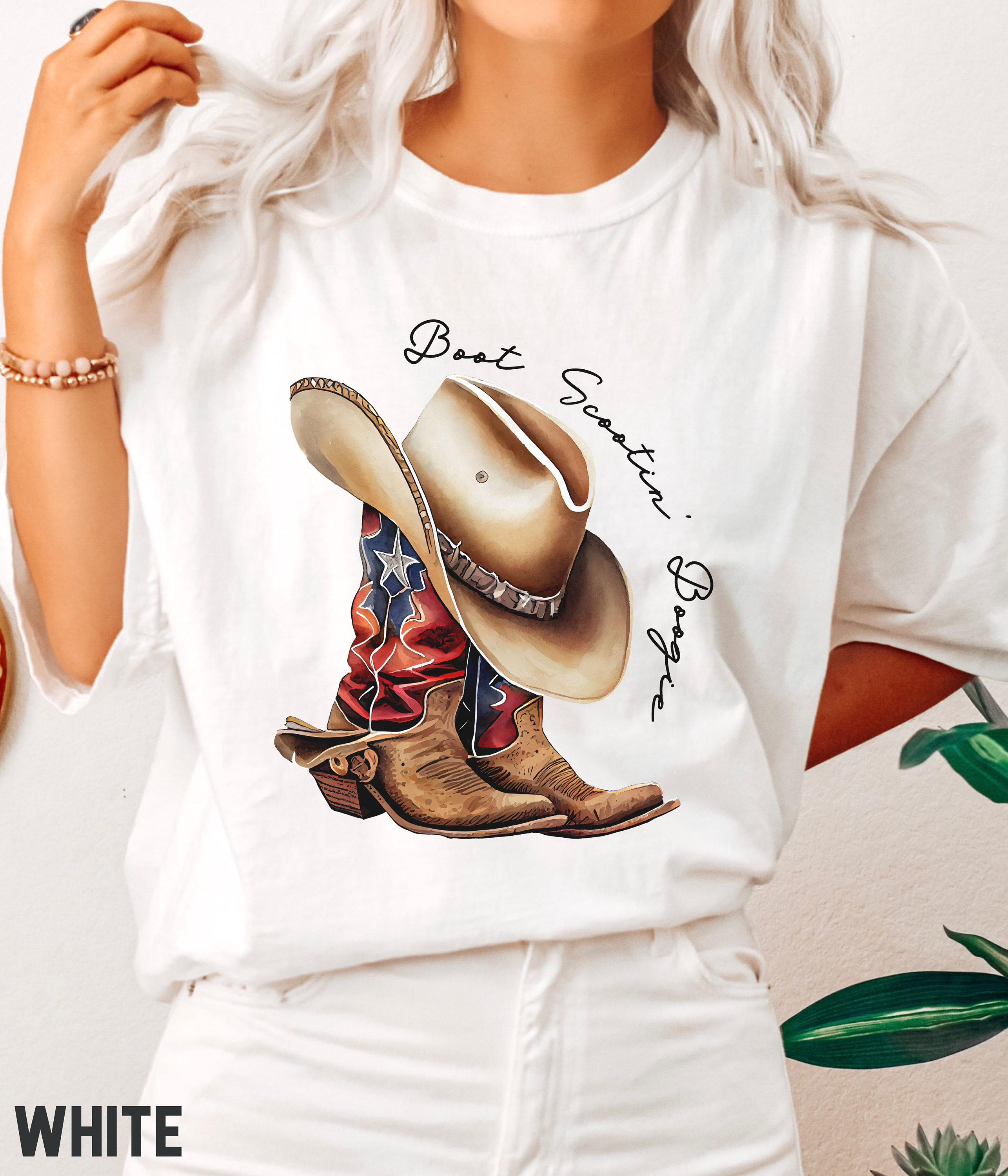 Boot Scootin Boogie Shirt Cowboy Boots Tshirt Rodeo Shirt - Etsy
