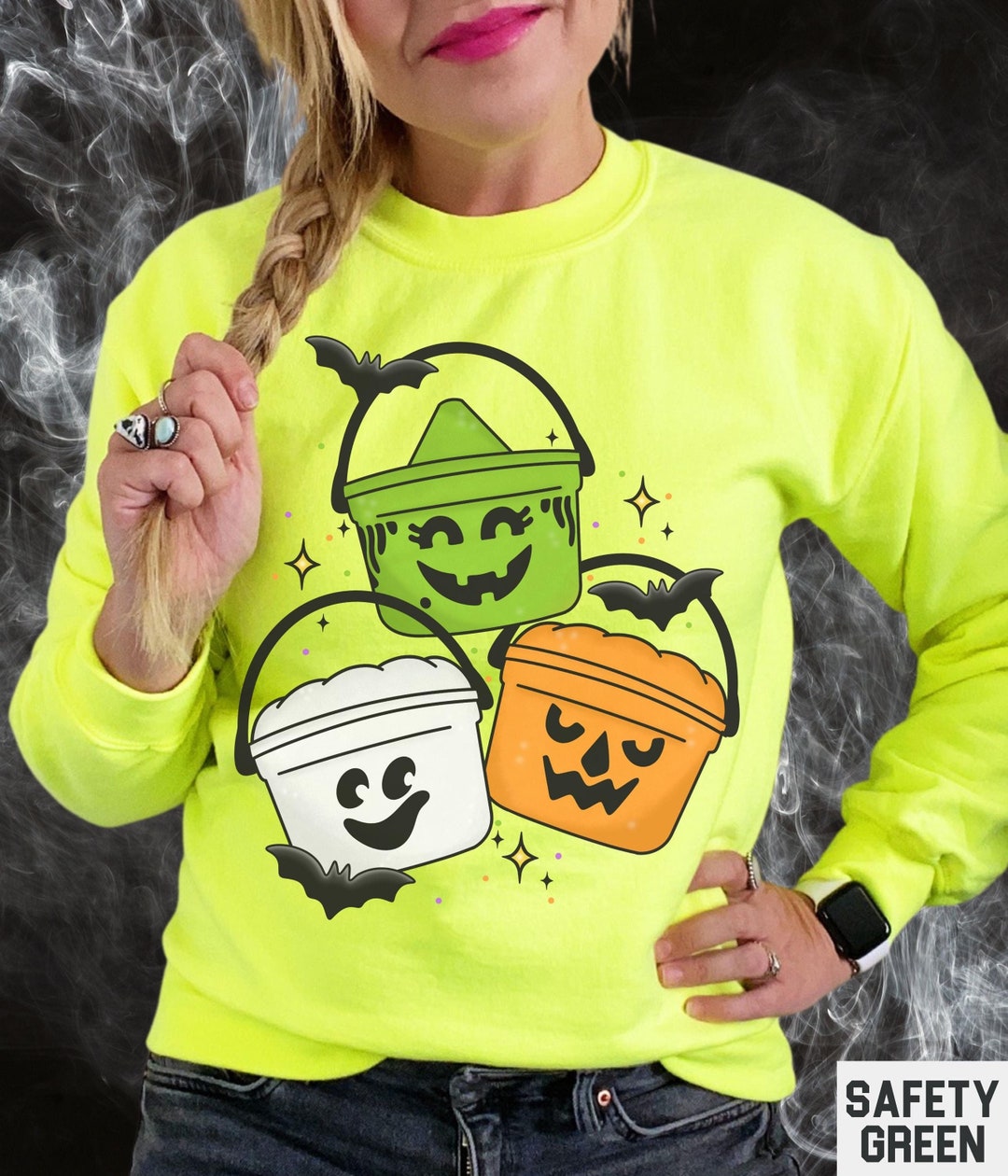 Vintage Halloween Happy Meal Bucket Sweatshirt, 90s Nostalgia Retro ...