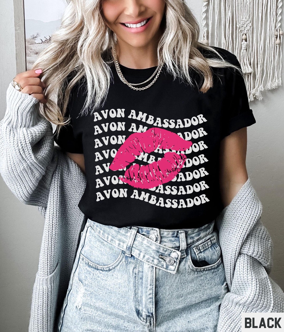 Avon Ambassador Shirt, Retro Avon Representative Graphic Tee, Plus Size ...