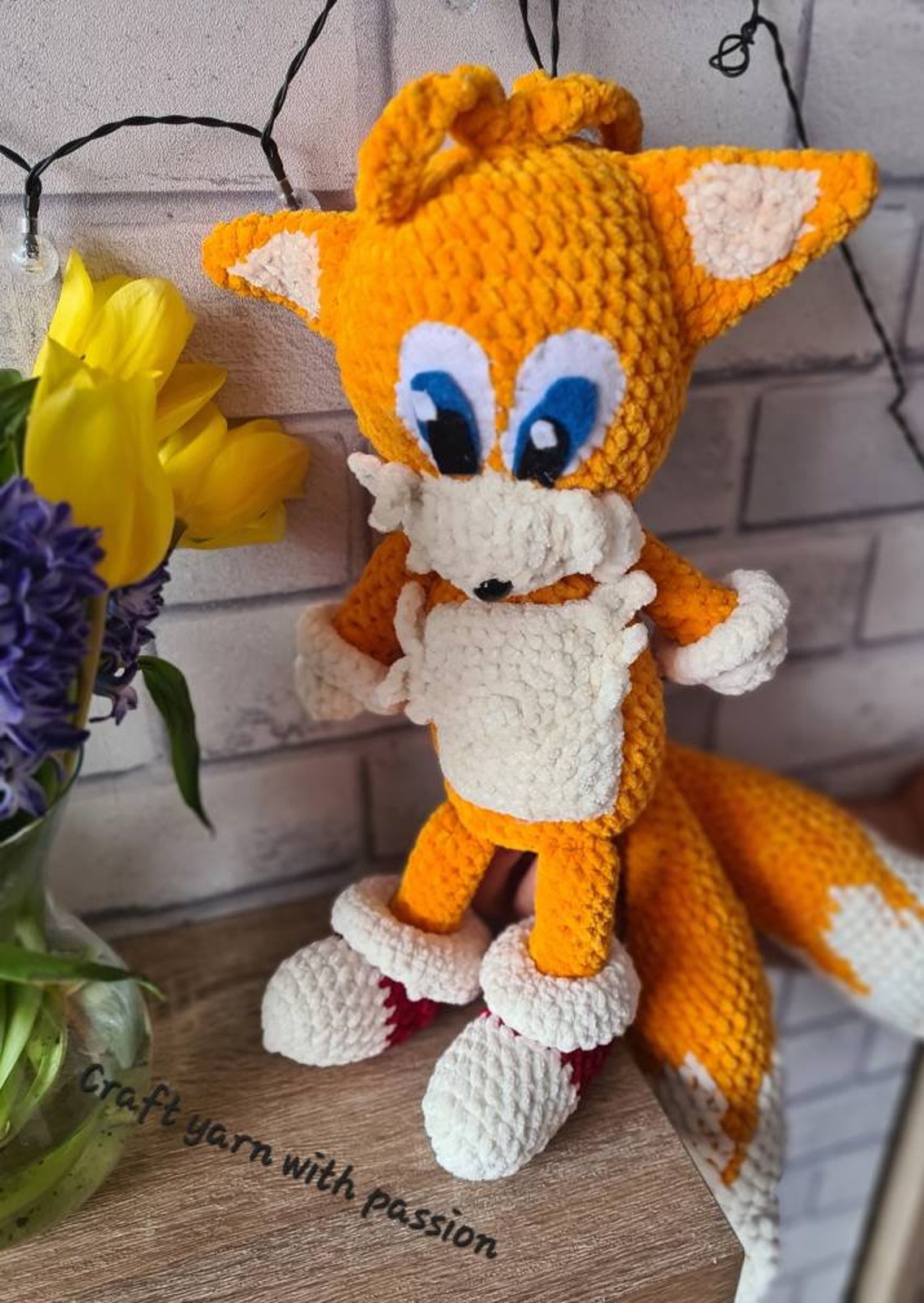 Super Softy Amigurumi TAILS -SONIC Collection Soft Toy/birthday Gift ...
