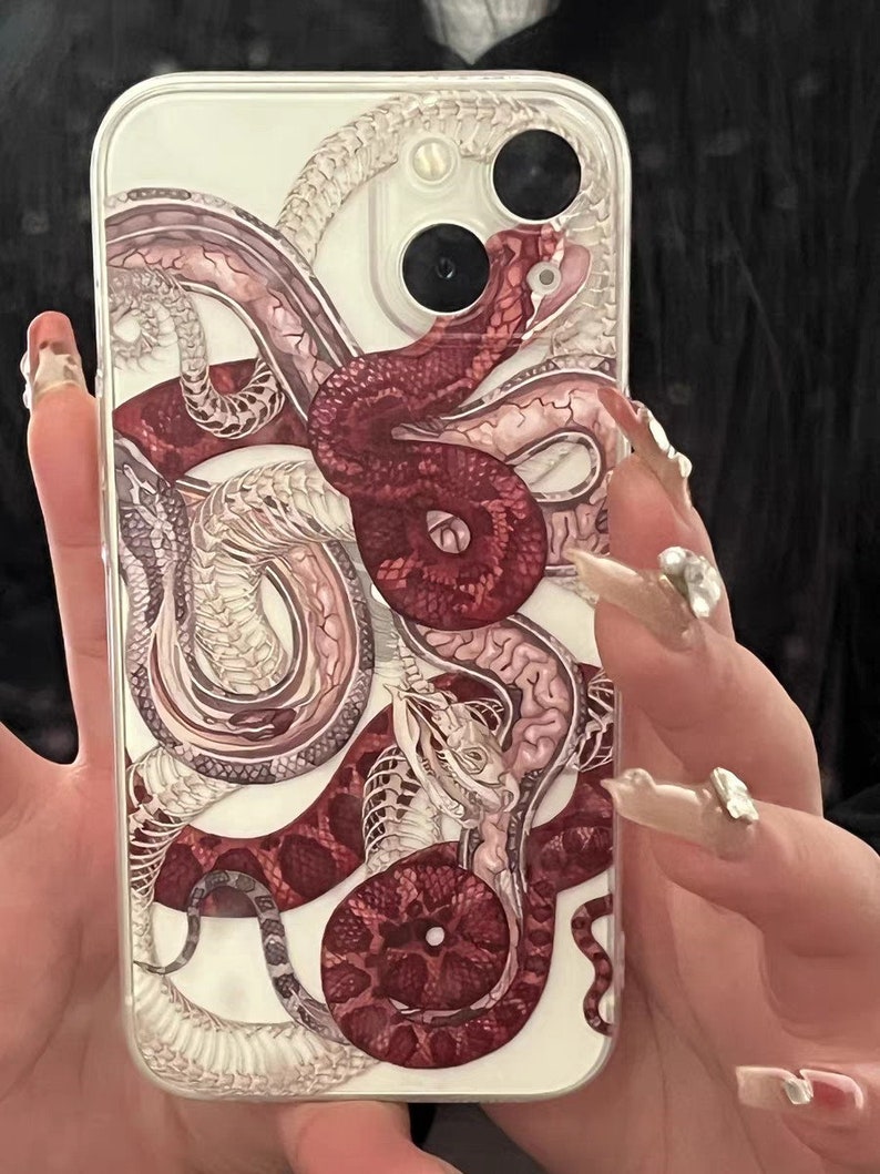 Snake Phone Case Fit for iPhone 15 14 13, 12 Pro, 11, XS, 7 , iPhone ...