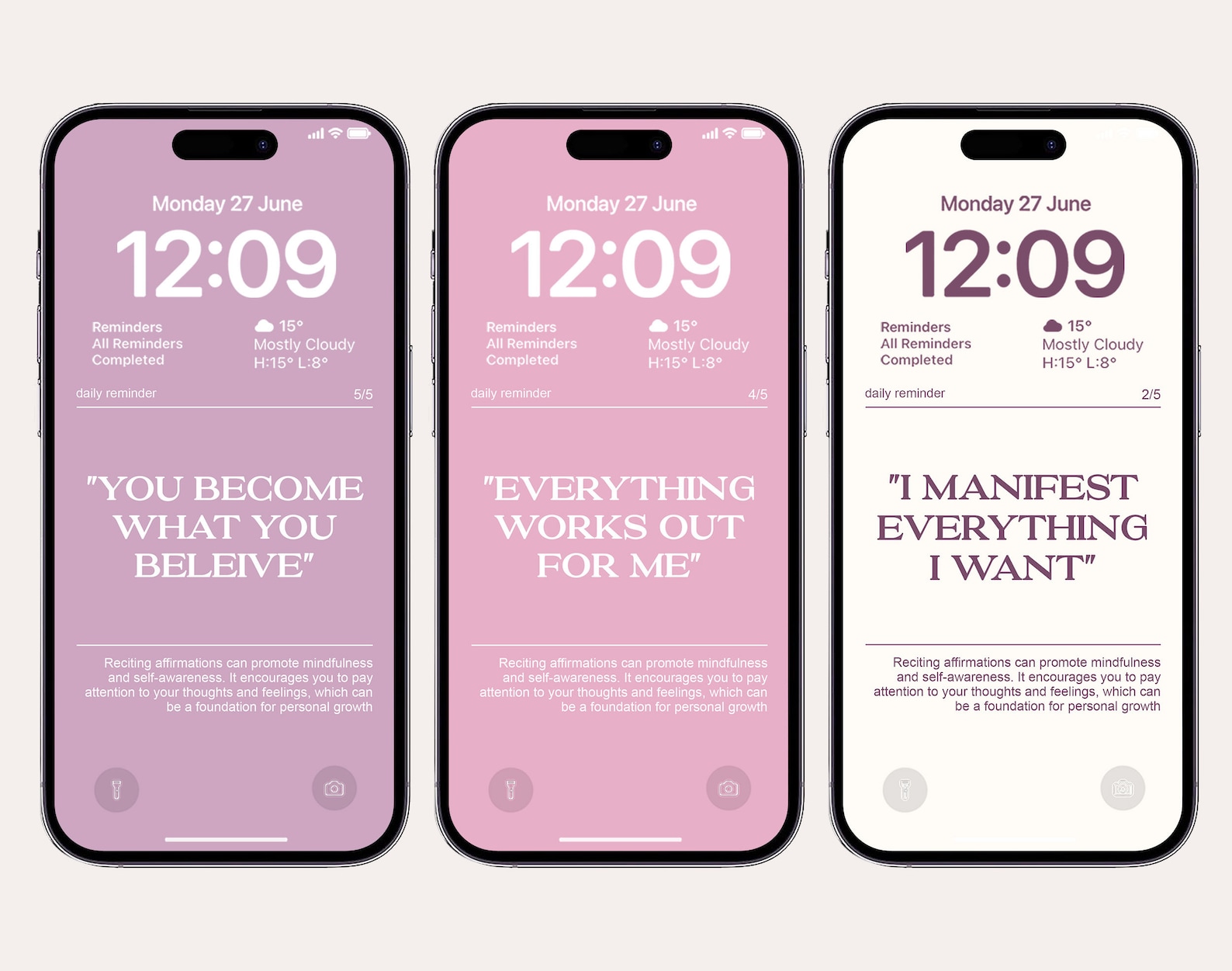 Affirmation Wallpaper, High Resolution, Ios 16 , Self Love Wallpaper ...