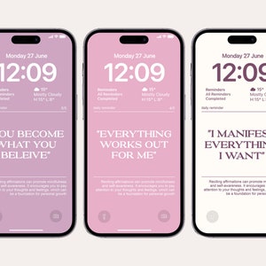 Affirmation Wallpaper, High Resolution, Ios 16 , Self Love Wallpaper ...