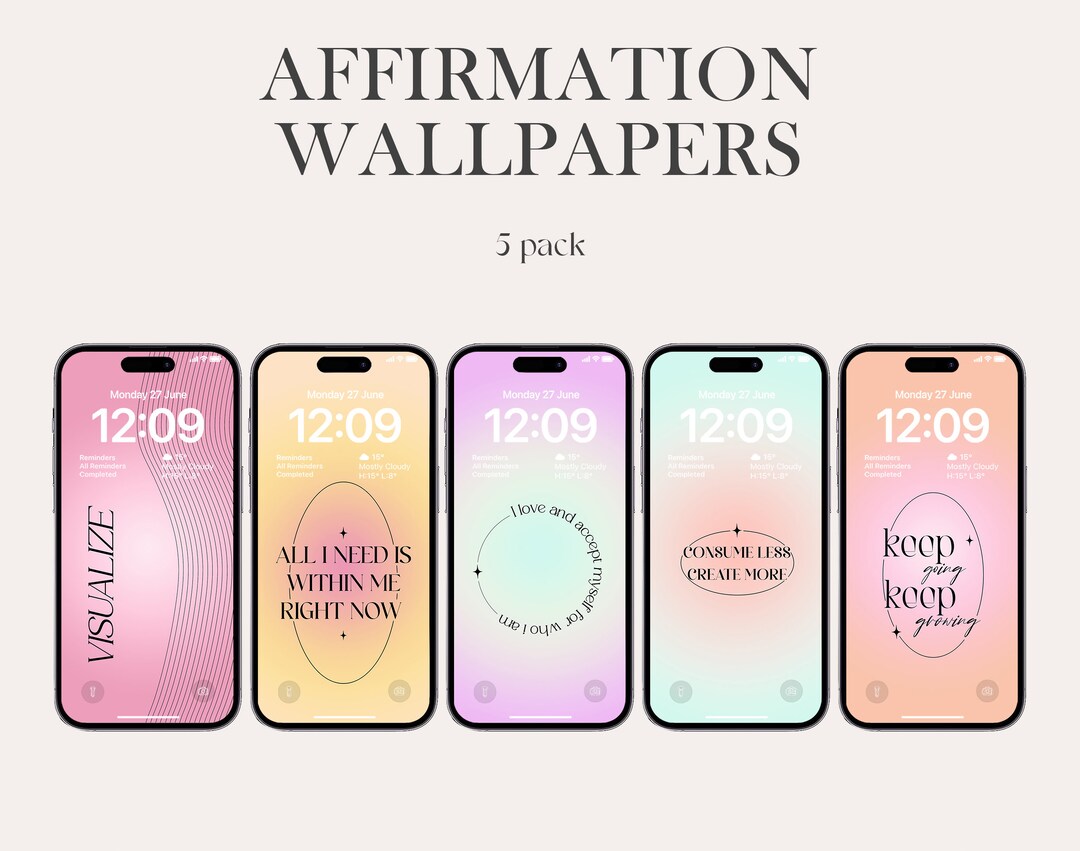 Affirmation Wallpaper, High Resolution, Ios 16 , Christian Wallpaper ...