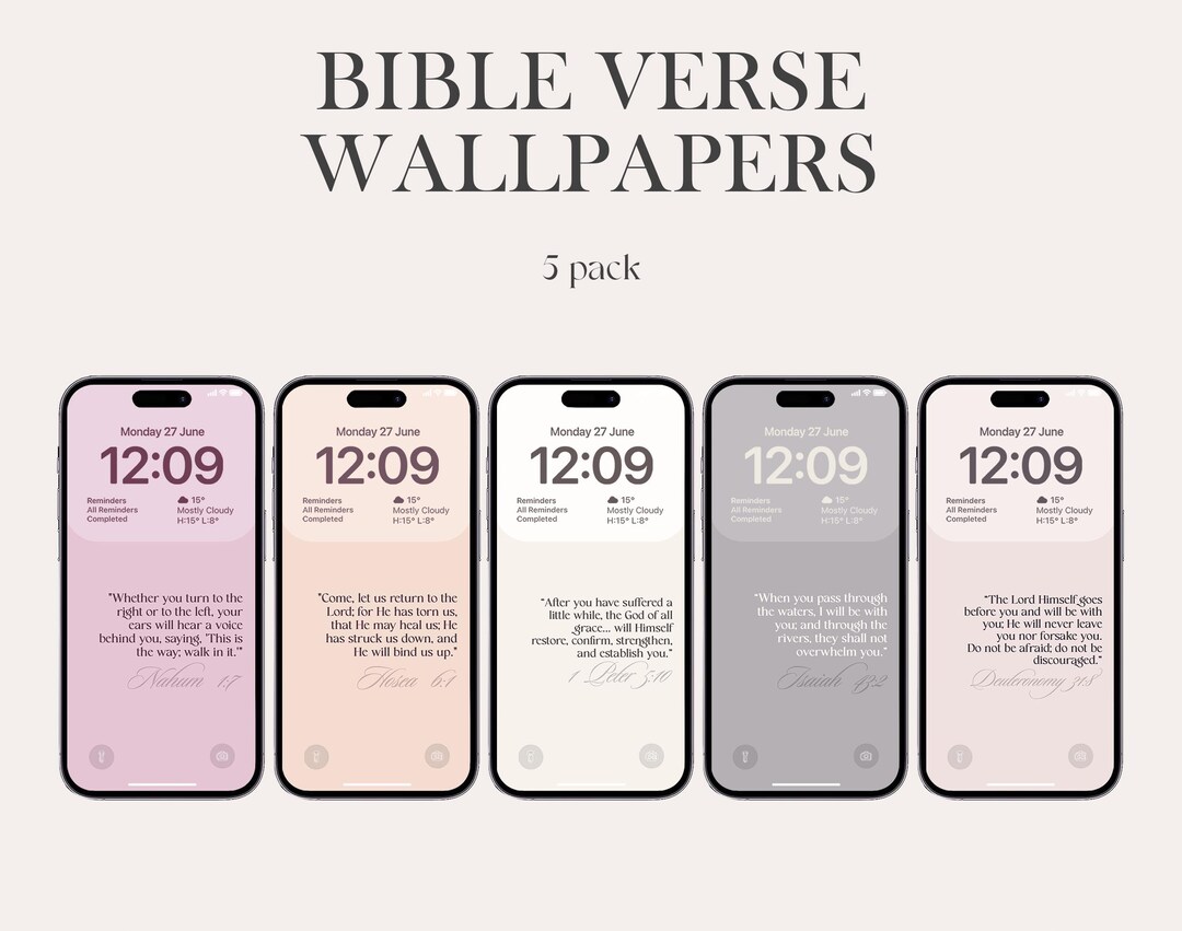 Bible Verse Wallpaper, High Resolution, Ios 17 , Christian Wallpaper ...
