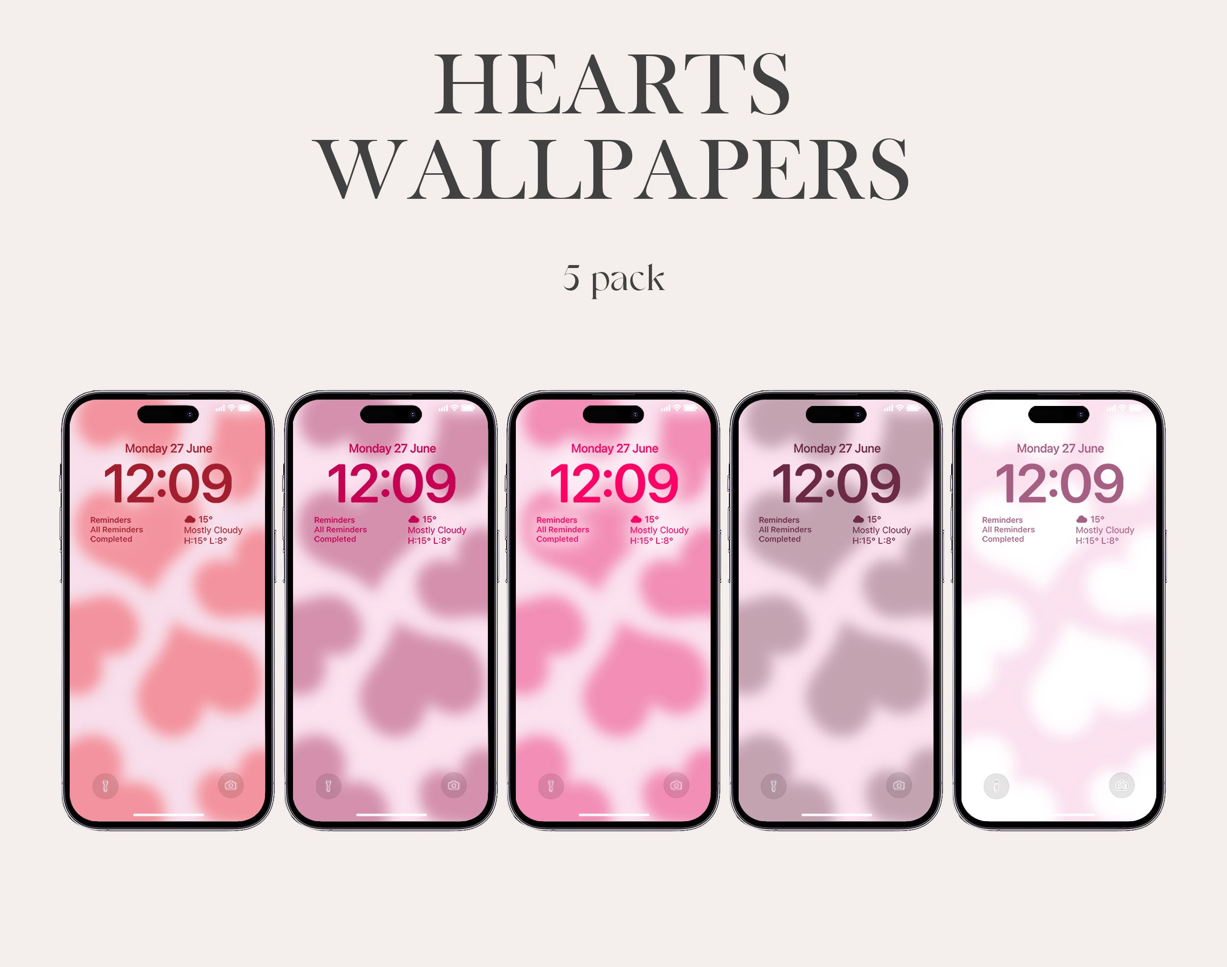 Crystal Heart iPhone Wallpapers, Gradient Wallpapers, Ios 16, Aesthetic ...