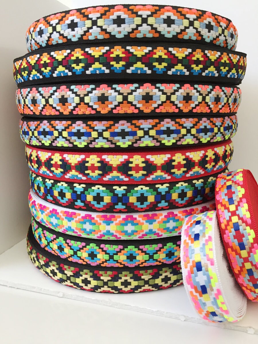 Bohemian Geo Pattern Jacquard Trim Ribbon Braid Craft Sewing - Etsy