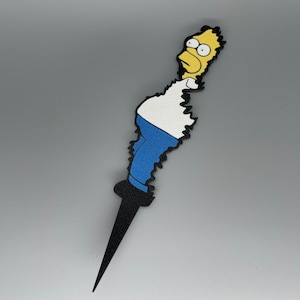 Homer Simpson Bush Meme Plant Stake Funny Gift the Simpsons Into the ...