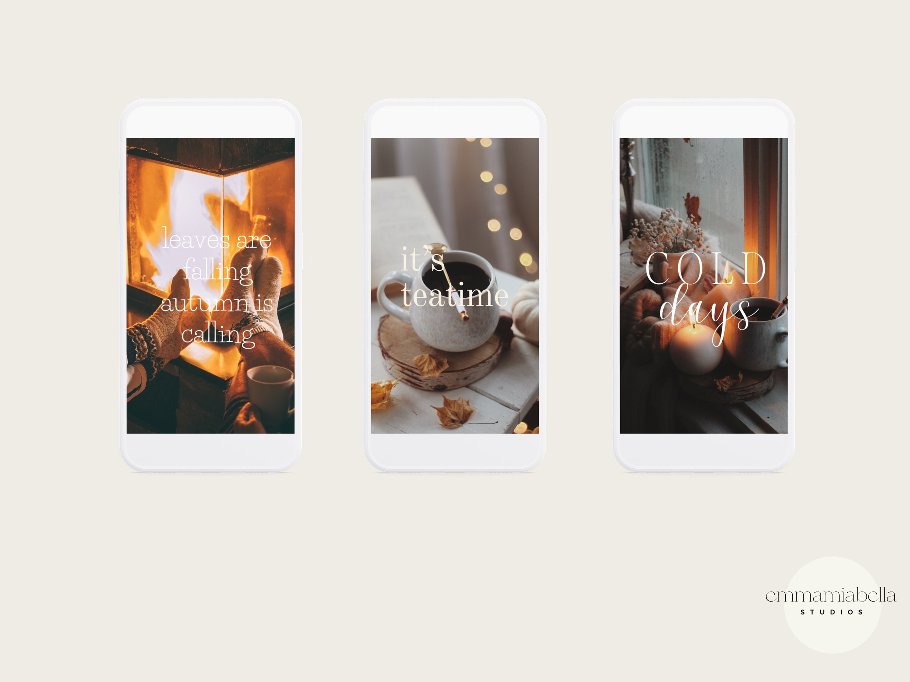 Fall-themed Digital Instagram Story Stickers Autumn Vibes - Etsy