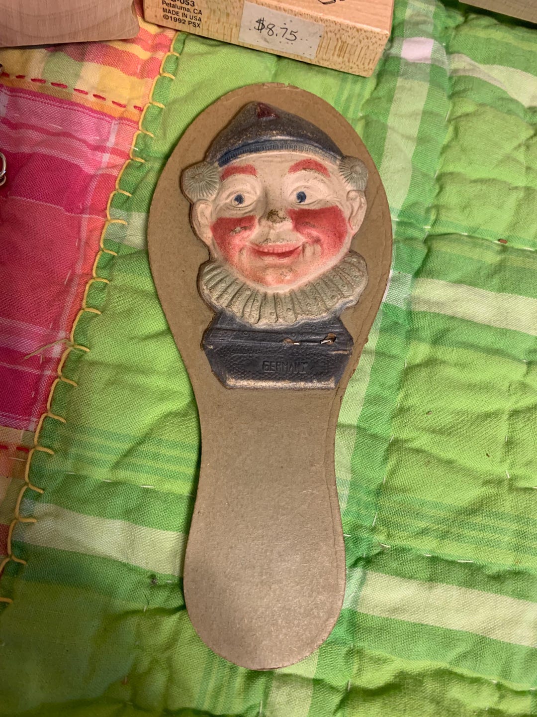 Antique Clapper Clown Toy - Etsy