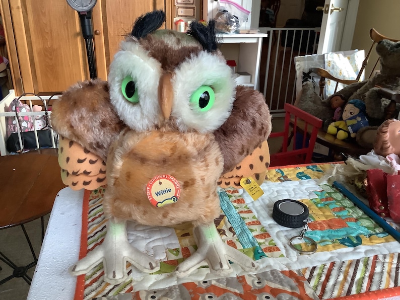 Steiff Wittie 8” Owl - Etsy