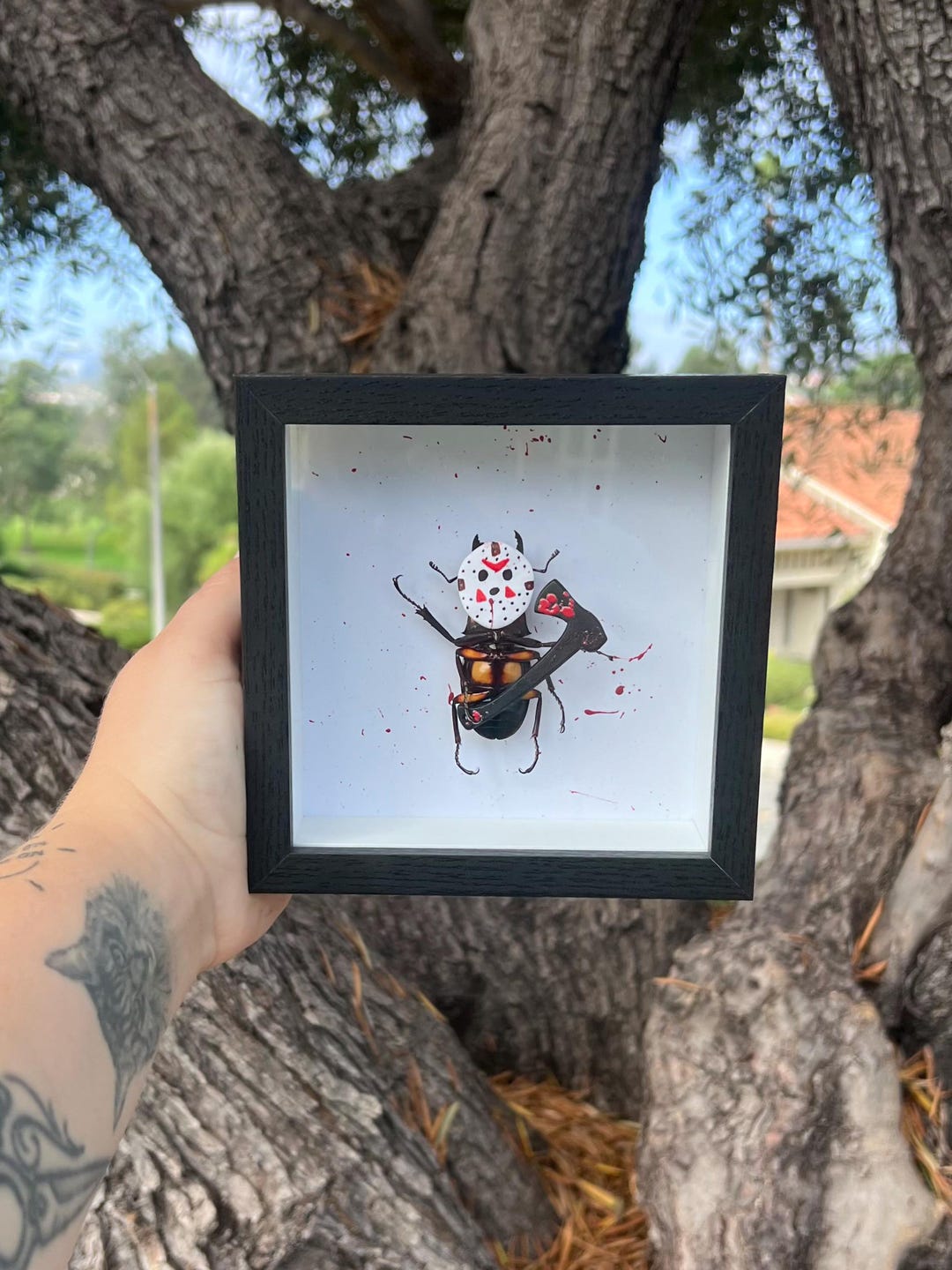 Jason Voorhees Bug Frame, Jason Voorhees Beetle, Spooky, Horror and ...