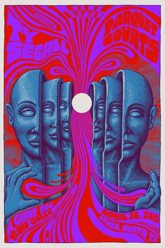 Psychedelic Poster 70s