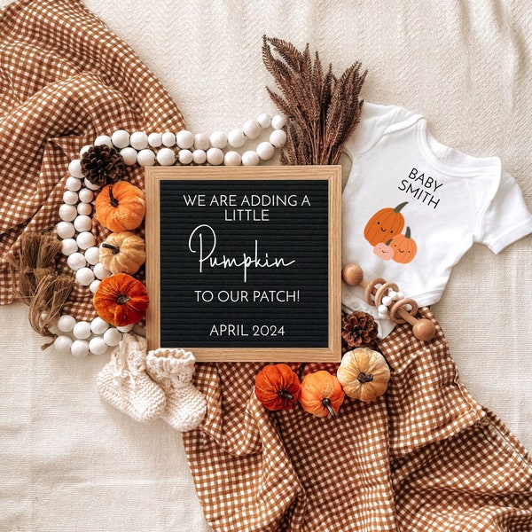October Baby Announcement - Etsy