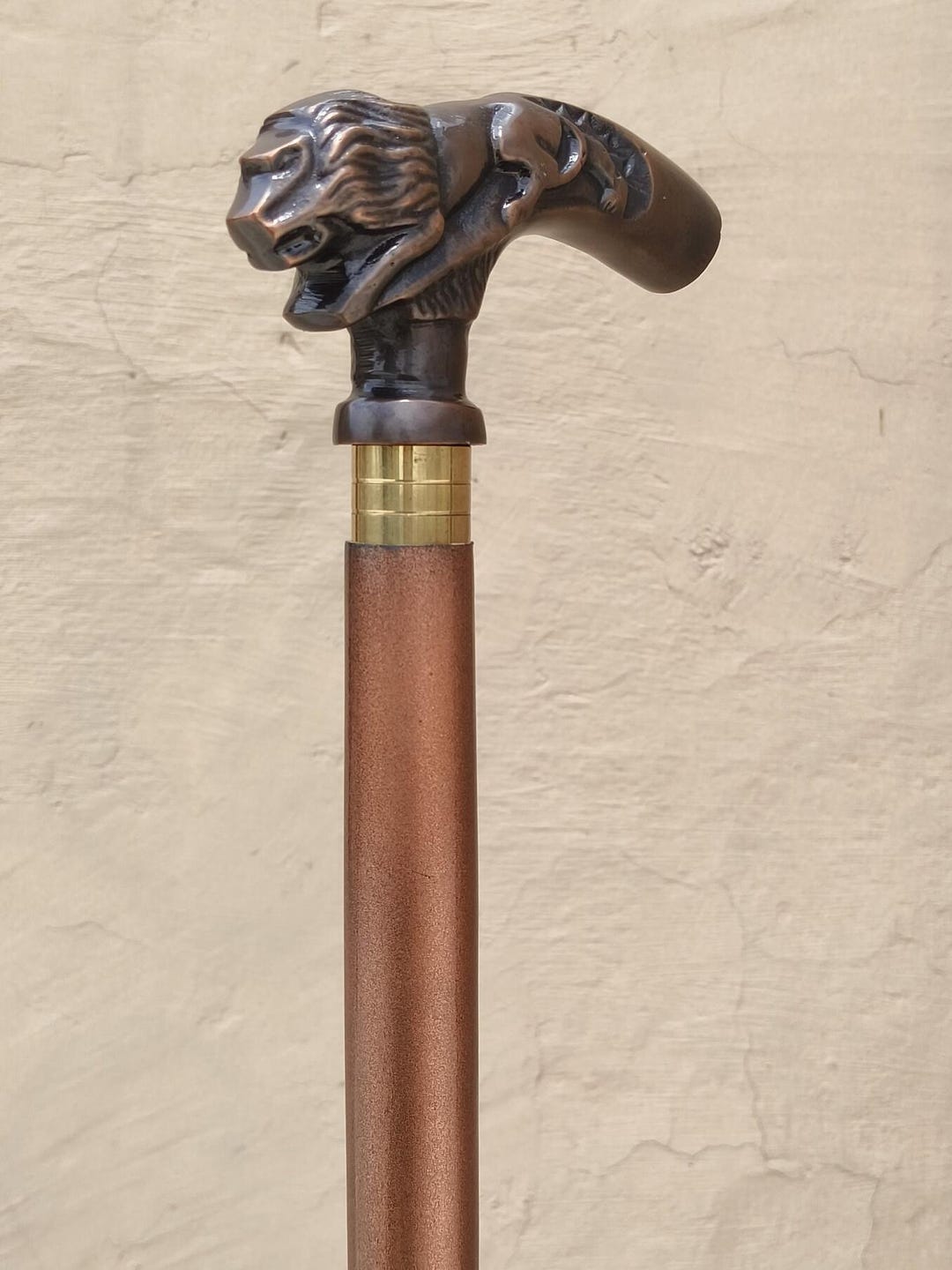 Walking Cane - Antique Handle Stick Threefold Use for Men & Women, Gift ...