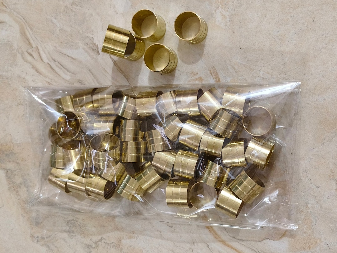 Solid Brass Ferrules Collars Ring Shaft Walking Stick-spare Part ...