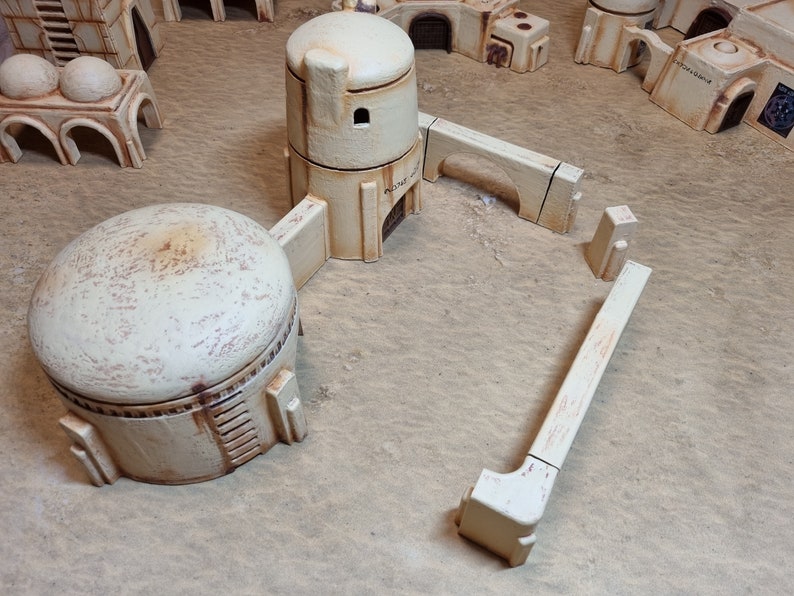 PAINTED or 3D Printed star Wars Walls Set - Etsy