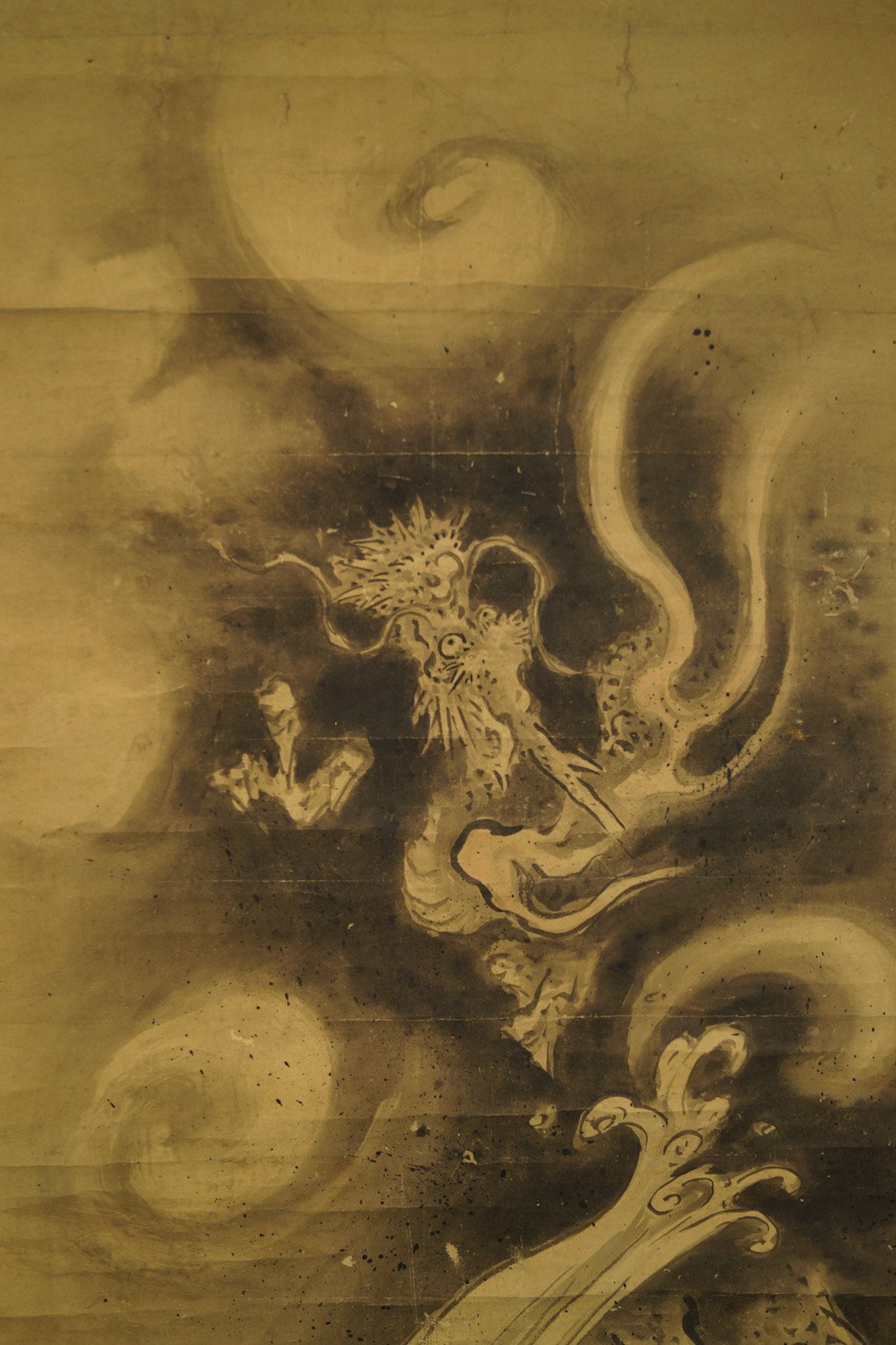 Japanese Kakemono Scroll Painting - Dragon - Etsy