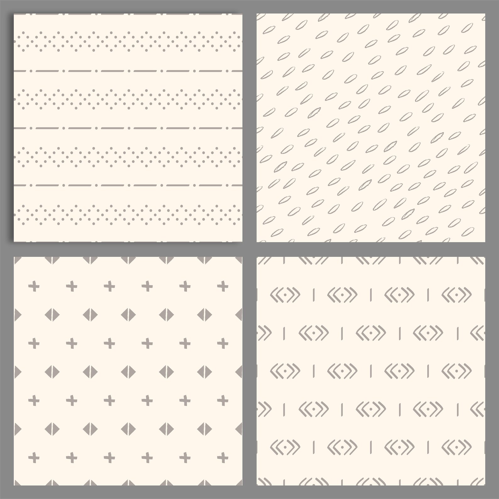 12 Boho Digital Papers, Ordinary Beige Boho Digital Paper Pack, Neutral ...
