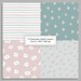 12 Floral Boho Digital Paper Set, Seamless Textures, Flower Patterns ...