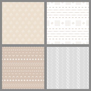 12 Boho Digital Papers, Ordinary Beige Boho Digital Paper Pack, Neutral ...