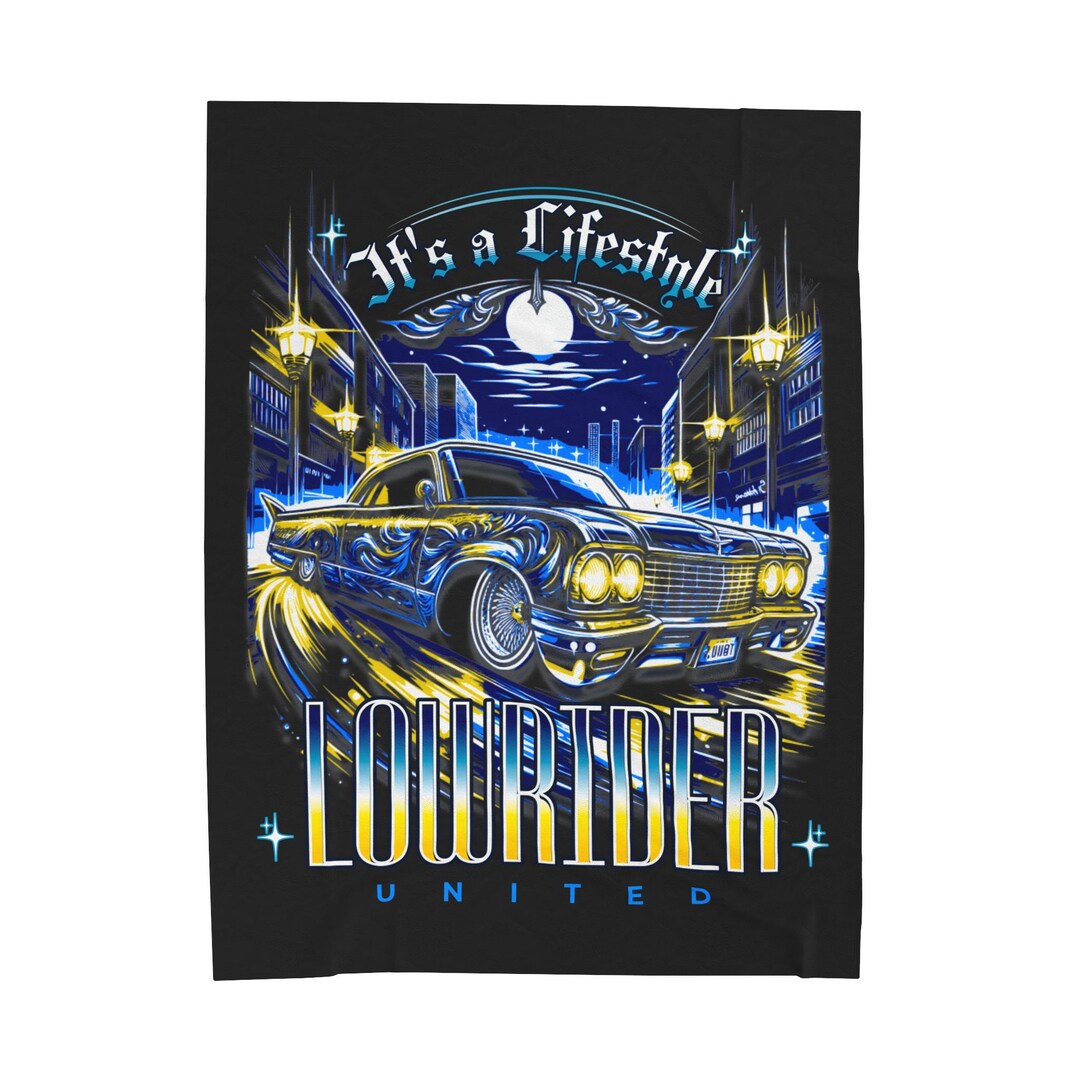 Lowrider Lifestyle Blanket, Lowriding, Classic Cars, Low and Slow ...