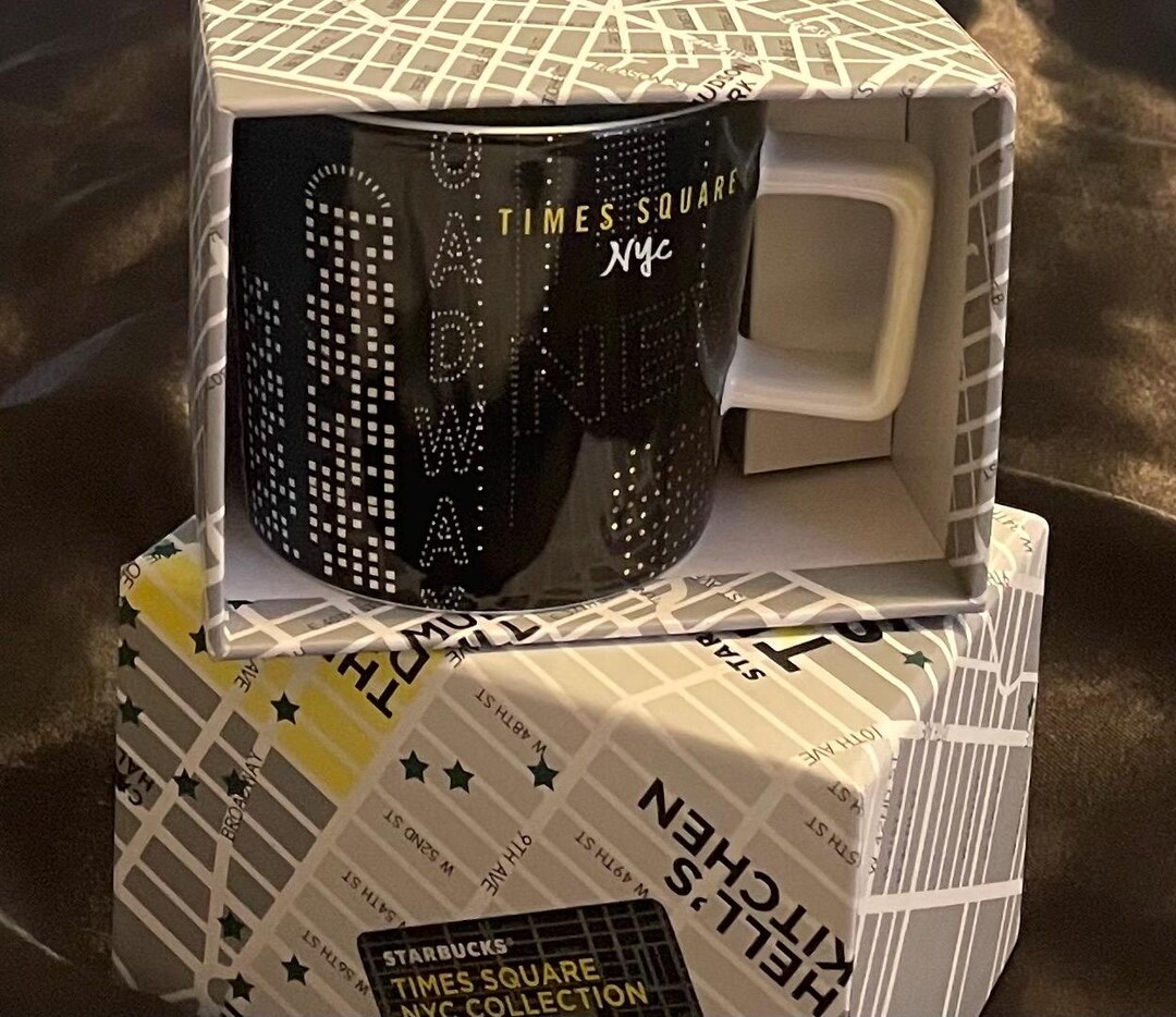 Starbucks Times Square New York City Mug Collectible SP Edition Mug 14 ...