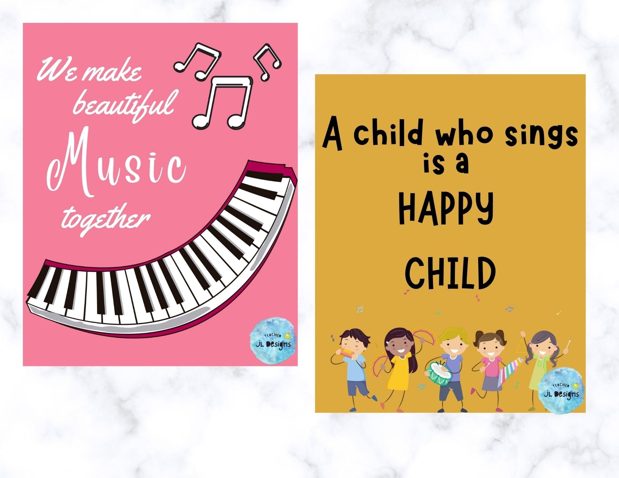 Music Quotes Classroom Posters | Wall Decor | Instant Download | - Etsy